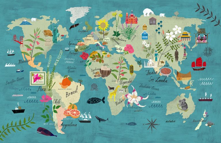 world map – Martin Haake Illustrations