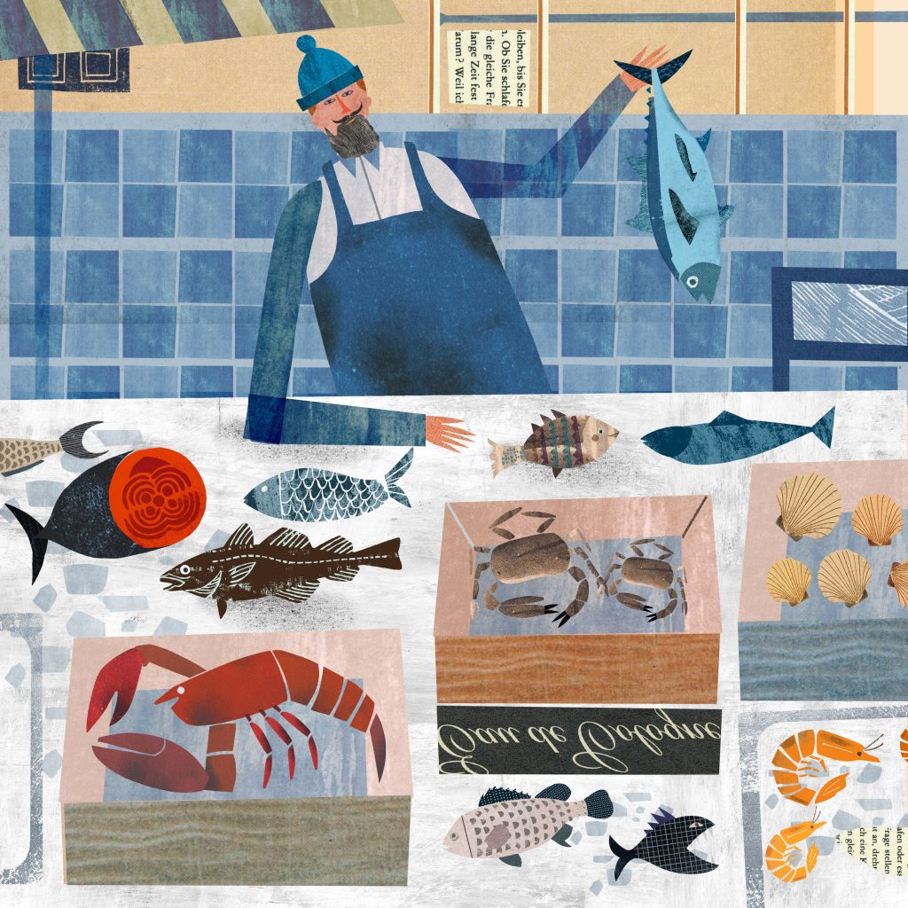 fishmonger – Martin Haake Illustrations