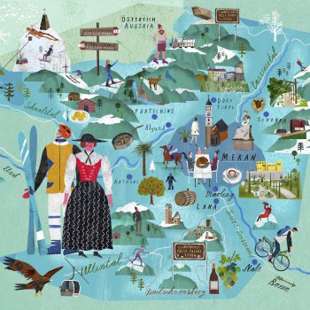 map of Meran – Martin Haake Illustrations